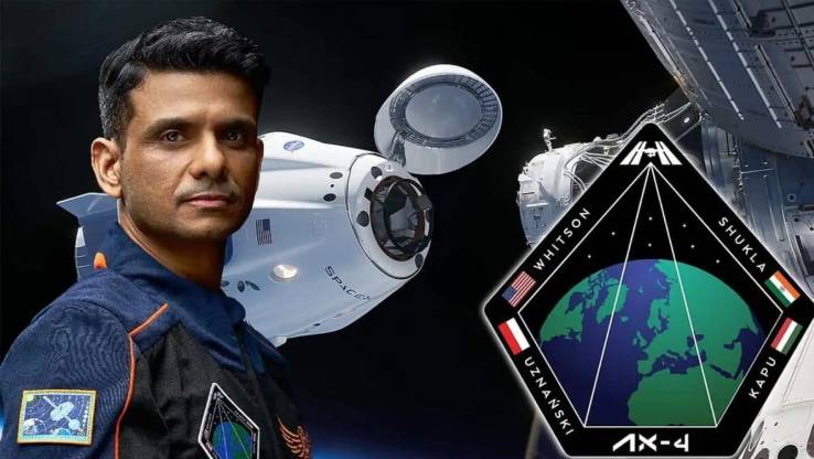 Crew of 4 including Indian Astronaut Shubhanshu Shukla Embarks on ...