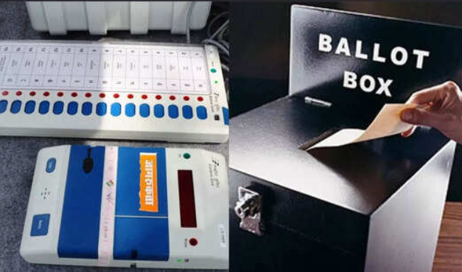 In Karnataka, voting will be through ballot paper and not through ...