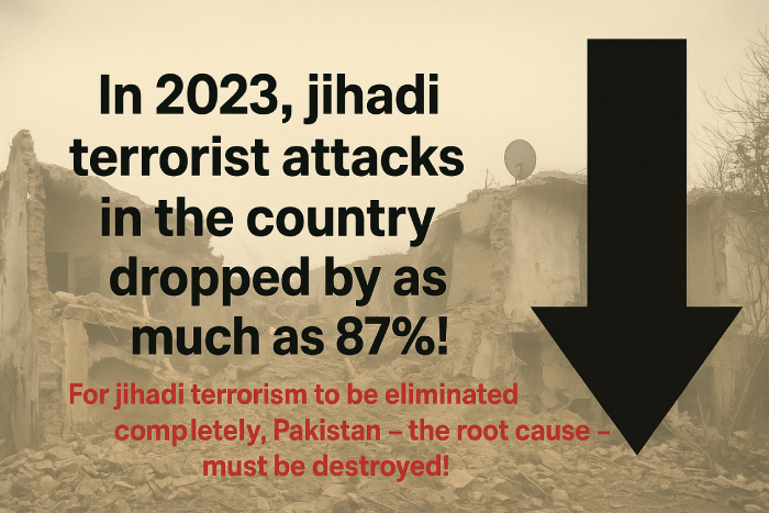 In 2023, jihadi terrorist attacks in the country dropped by as much as ...