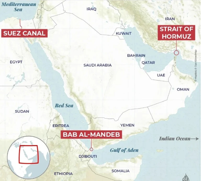 Iran warns of shutting the ‘Bab-el-Mandeb’ Strait after Hormuz ...
